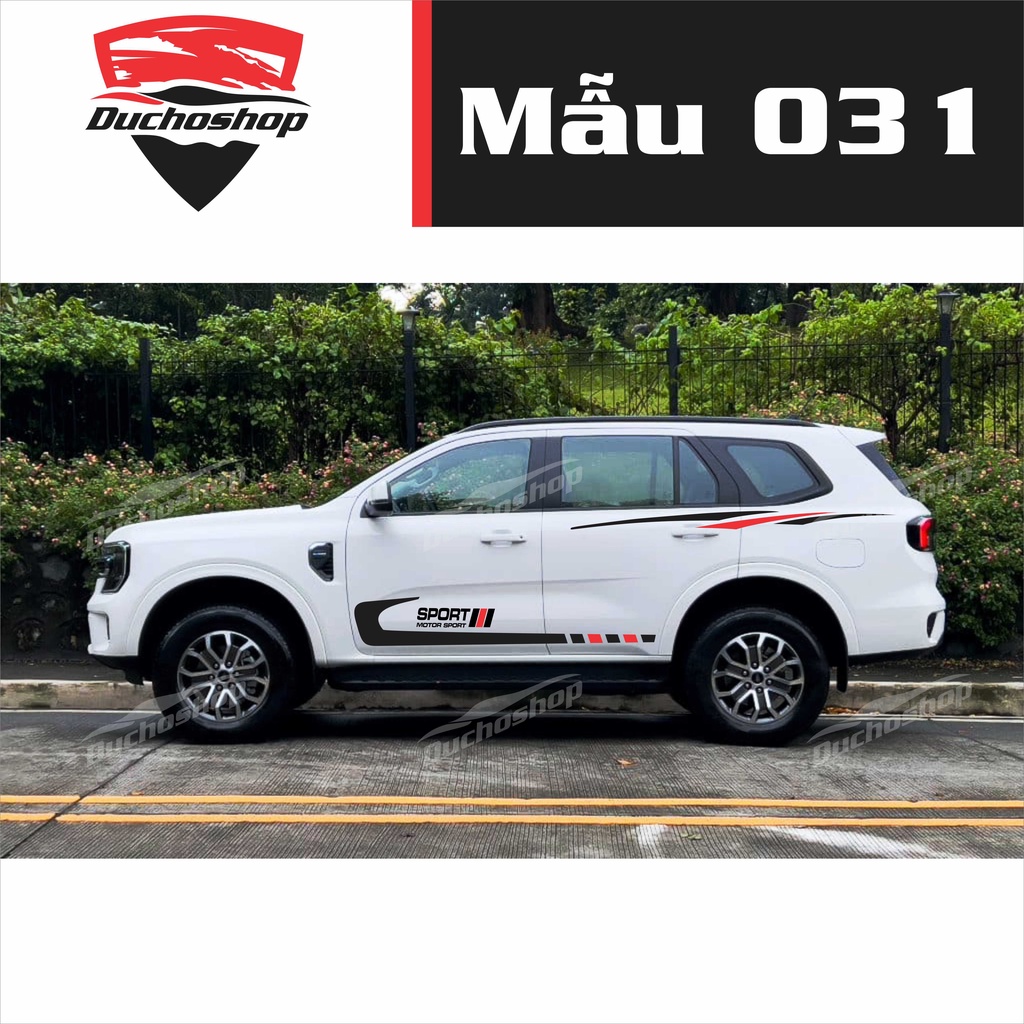 Ford everest ms03 side sticker | Shopee Philippines
