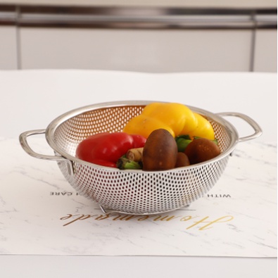 Stainless steel baskets with handles of many sizes | Shopee Philippines