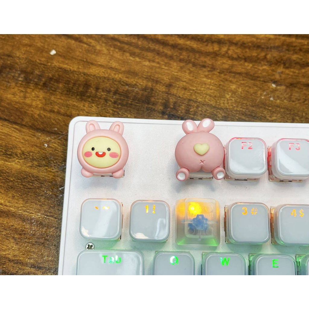 Super Rabbit Butt Keyboard Button Cute Odd Keycap | Shopee Philippines