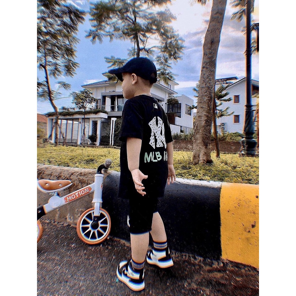 Mlbb NYY boys' children's clothing set, t-shirt and shorts, TP Kids ...