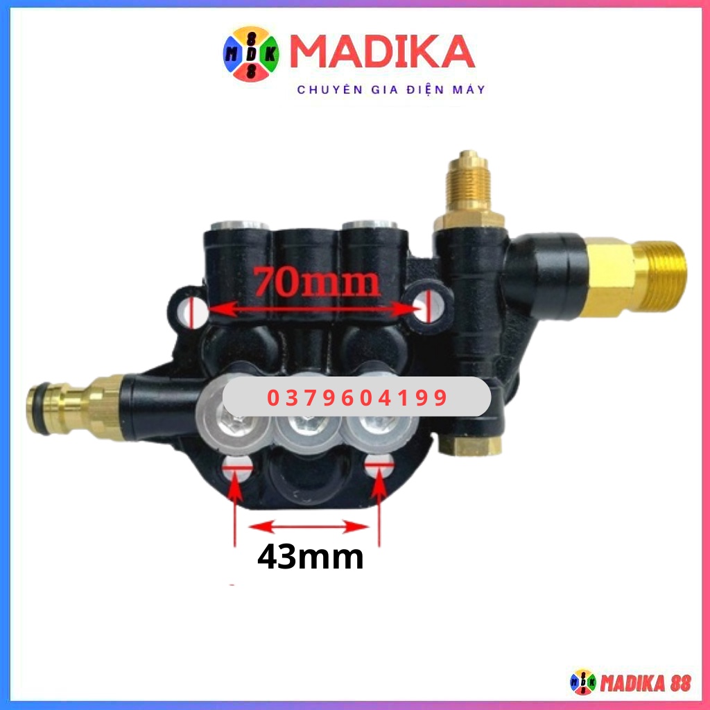 Madika mini pressure washer pump head - Pressure regulator pump head ...