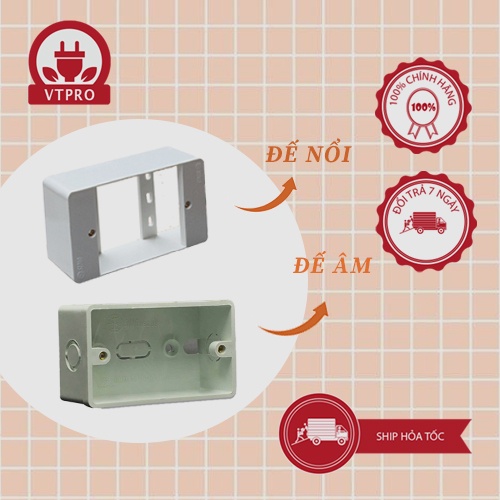 Concealed base - SINO VANLOCK rectangular, fireproof base | Shopee ...