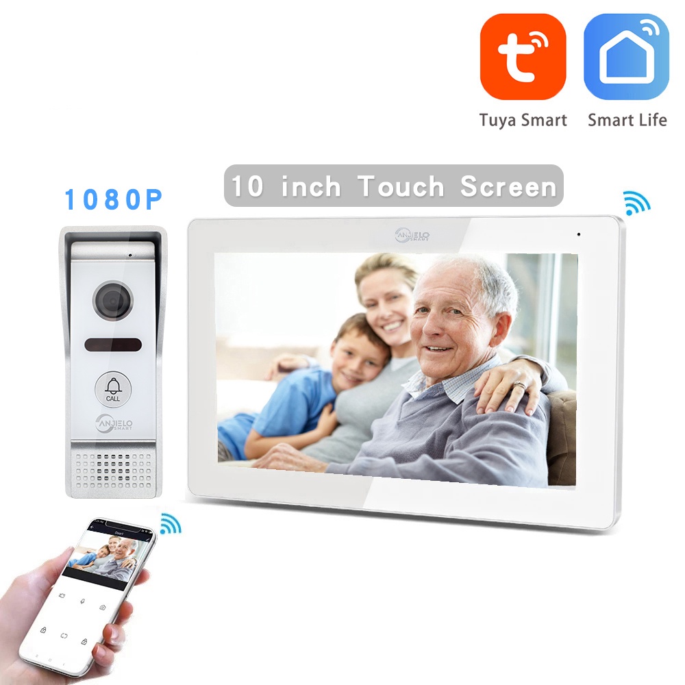 New Tuya samrt doorbell 1080P WIFI Video Intercom with camera outdoor ...