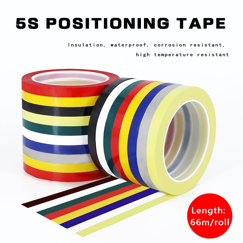 5S positioning adhesive tape, white board marking, dividing, adhesive ...