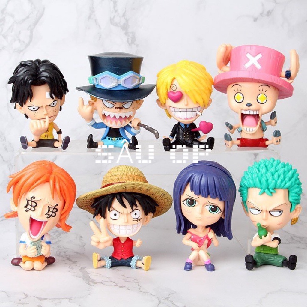 [One Piece Model] Super cute mini One Piece chibi character [Height 8 ...
