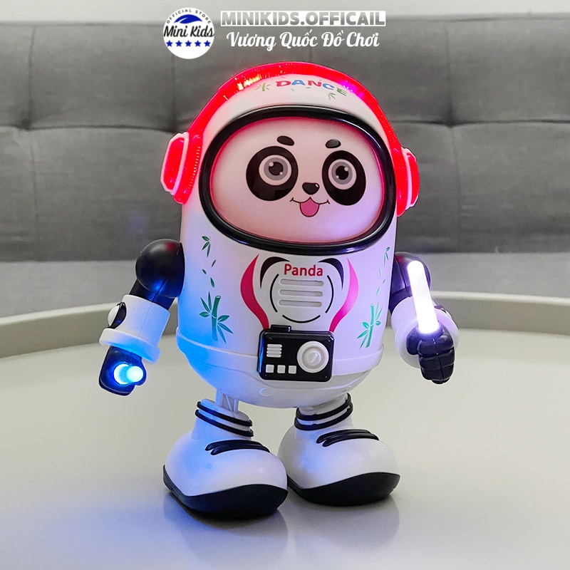 Fun dancing Panda bear, adorable Robot with lights and music for babies ...