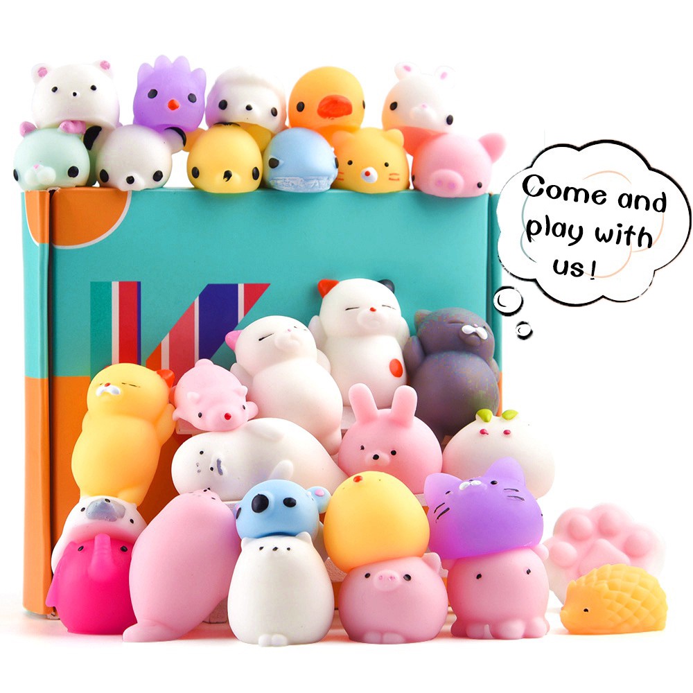 Mochi Squishy Toys Mini Squishies Mochi Squishy Animal Stress Toys Soft ...
