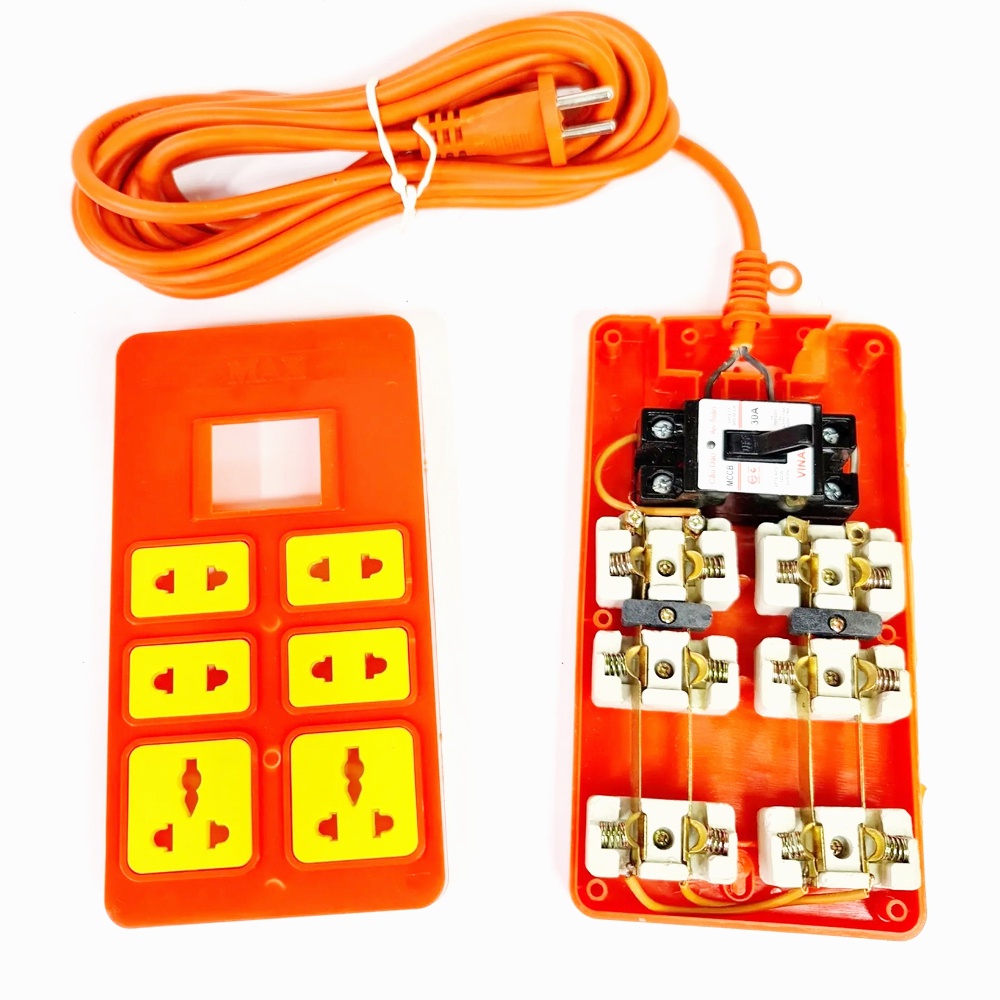 Porcelain Core 6 Door Load Power Socket With CB 30A And 5M-3M VINAMAX ...