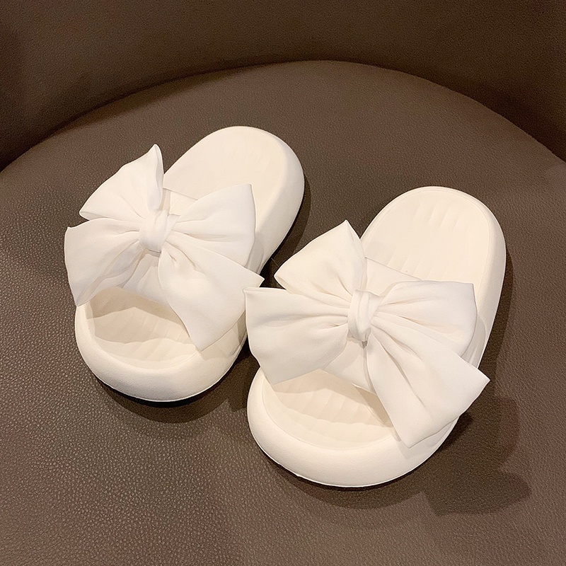 Girls fashion slippers princess wind outside wear flip-flops | Shopee ...