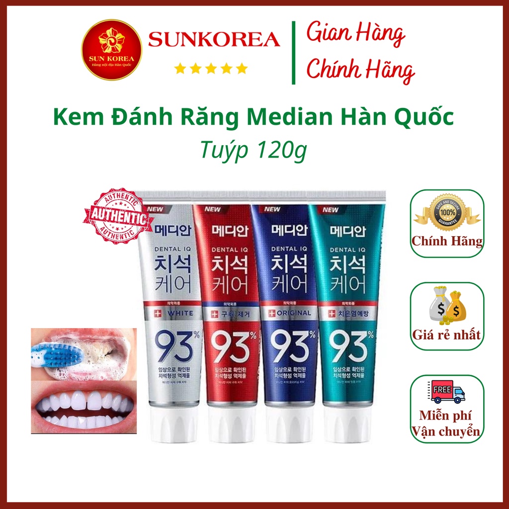 Median 93% Korean Toothpaste | Shopee Philippines