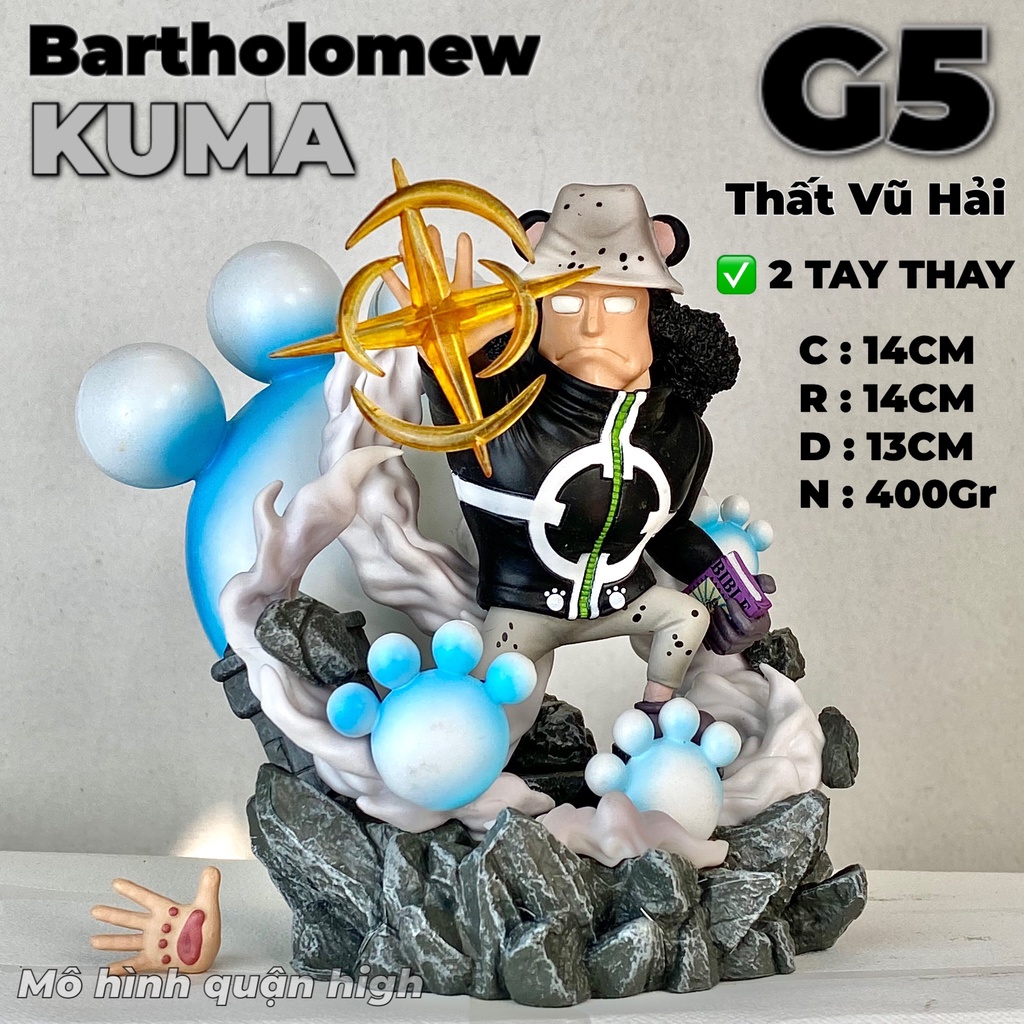 Bartholomew Kuma G5 model - Seven Vu Hai Kuma G5 14CM tall - Kuma with ...