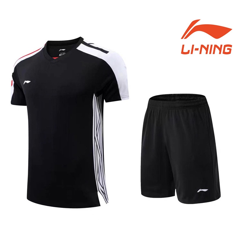 Li Ning's New Badminton Clothing Men's and Women's Short Sleeve ...