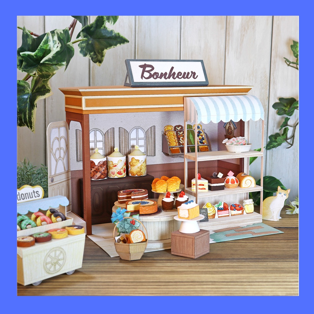 Handmade paper models - Bakery | Shopee Philippines