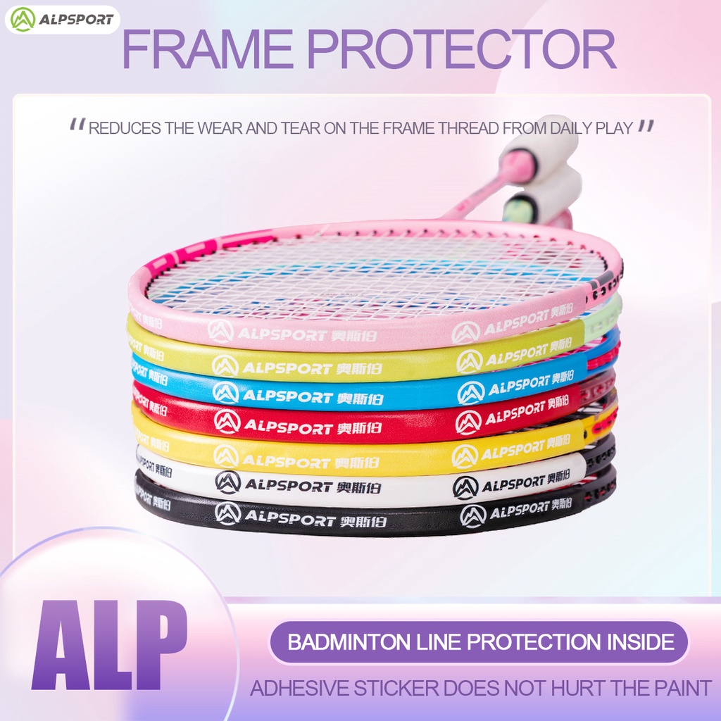 Alpsport Pkt Racket Head Sticker For Badminton Net Feather Frame Border ...