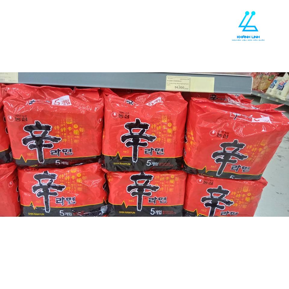 DOMESTIC KOREAN SHIN SPICY NOODLES (5 PACKAGES) - 신라면 | Shopee Philippines
