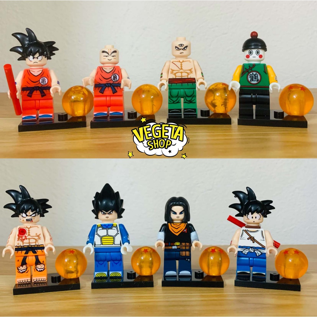 Minifigures Dragon Ball mini Model - Android 17 Son Goku Tien Shinhan ...