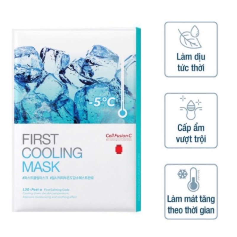 Cell Fusion C Emergency Soothing Mask - First Cooling Mask 27g x 5 ...