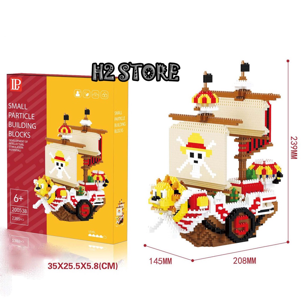 Lego Thousand Sunny Ship One Piece Straw Hat Luffy Pirates - Lego ...