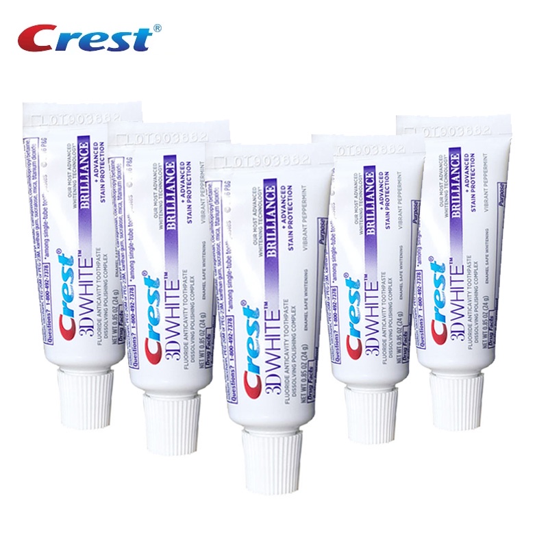 Crest 3d White Toothpaste Brilliance Teeth Whitening Fluoride ...