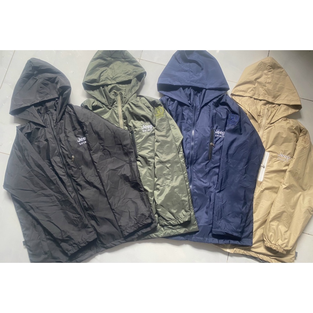 Men's and Women's turtleneck umbrellaJacket with hat and convenient ...