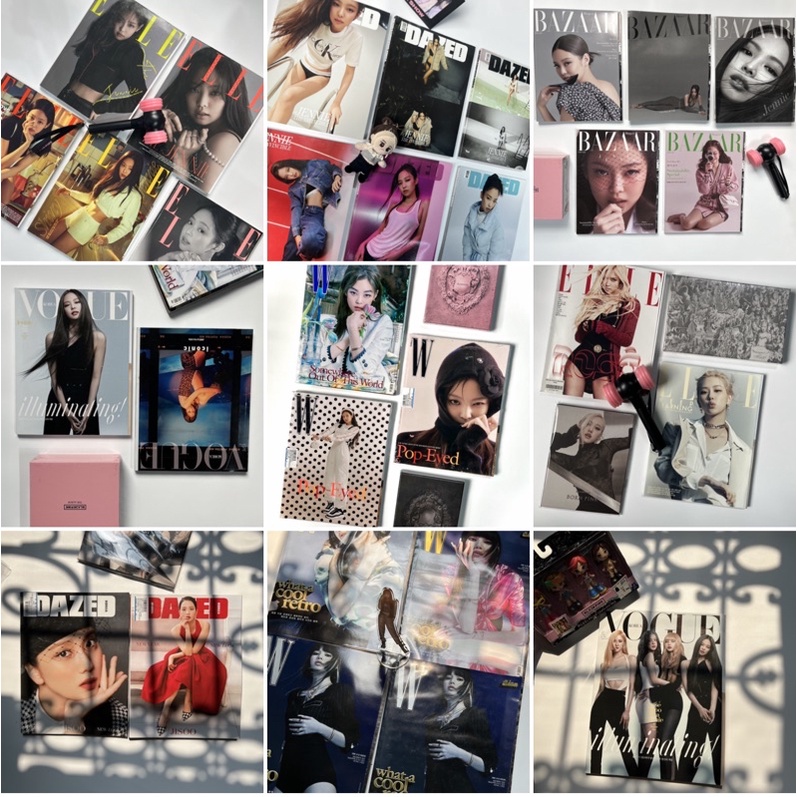 Blackpink Magazine Pictures Are Full Of Members, With DF | Shopee ...