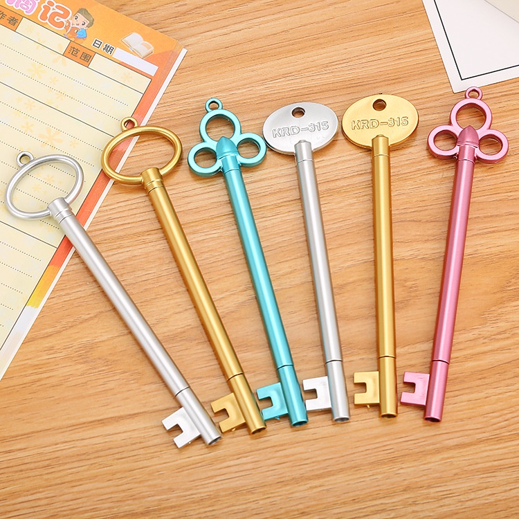 Creative Stationery Key Pen Cute Cartoon Student Learning Signature Pen ...