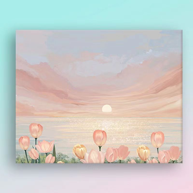 Nong Yang-40*50cm-number painting canvas-diy paint by numbers-canvas ...