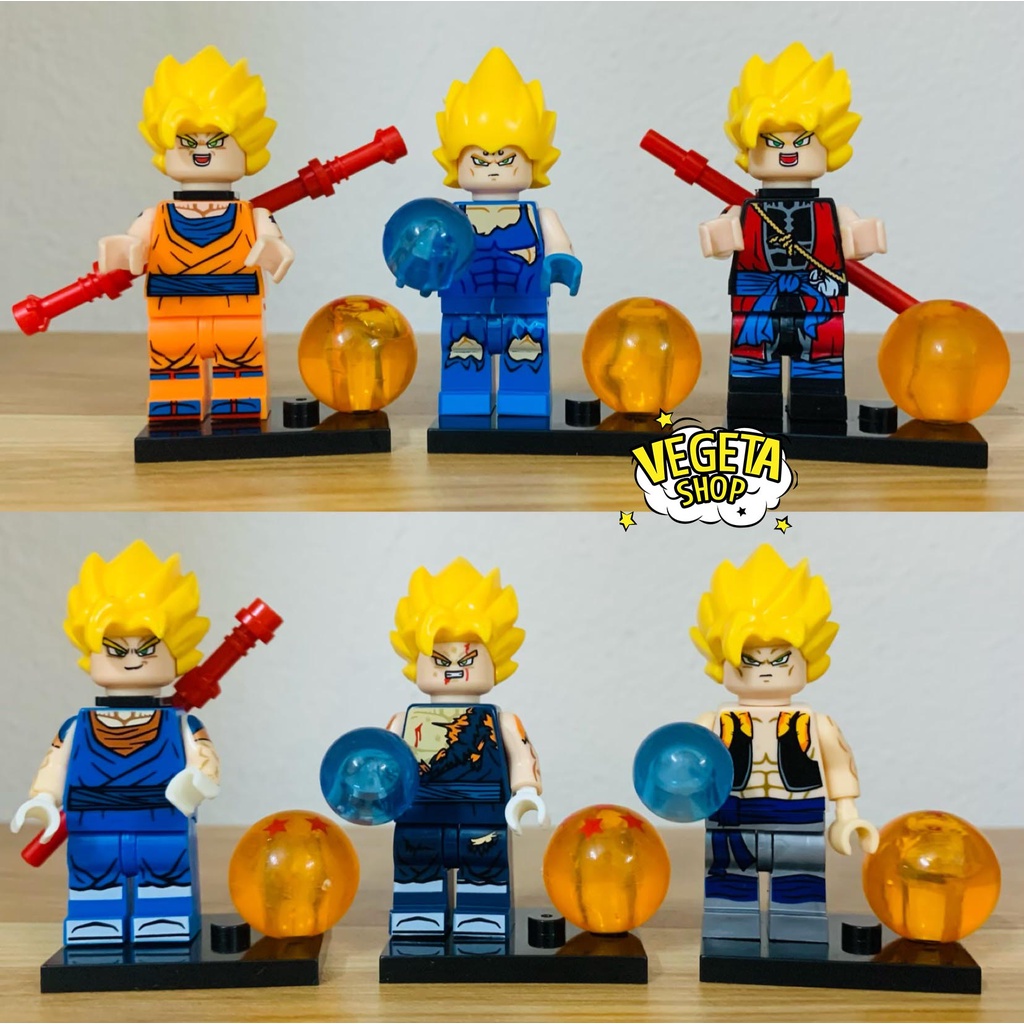 Dragon Ball Minifigures - Assembled mini Dragon Ball model - Gogeta ...