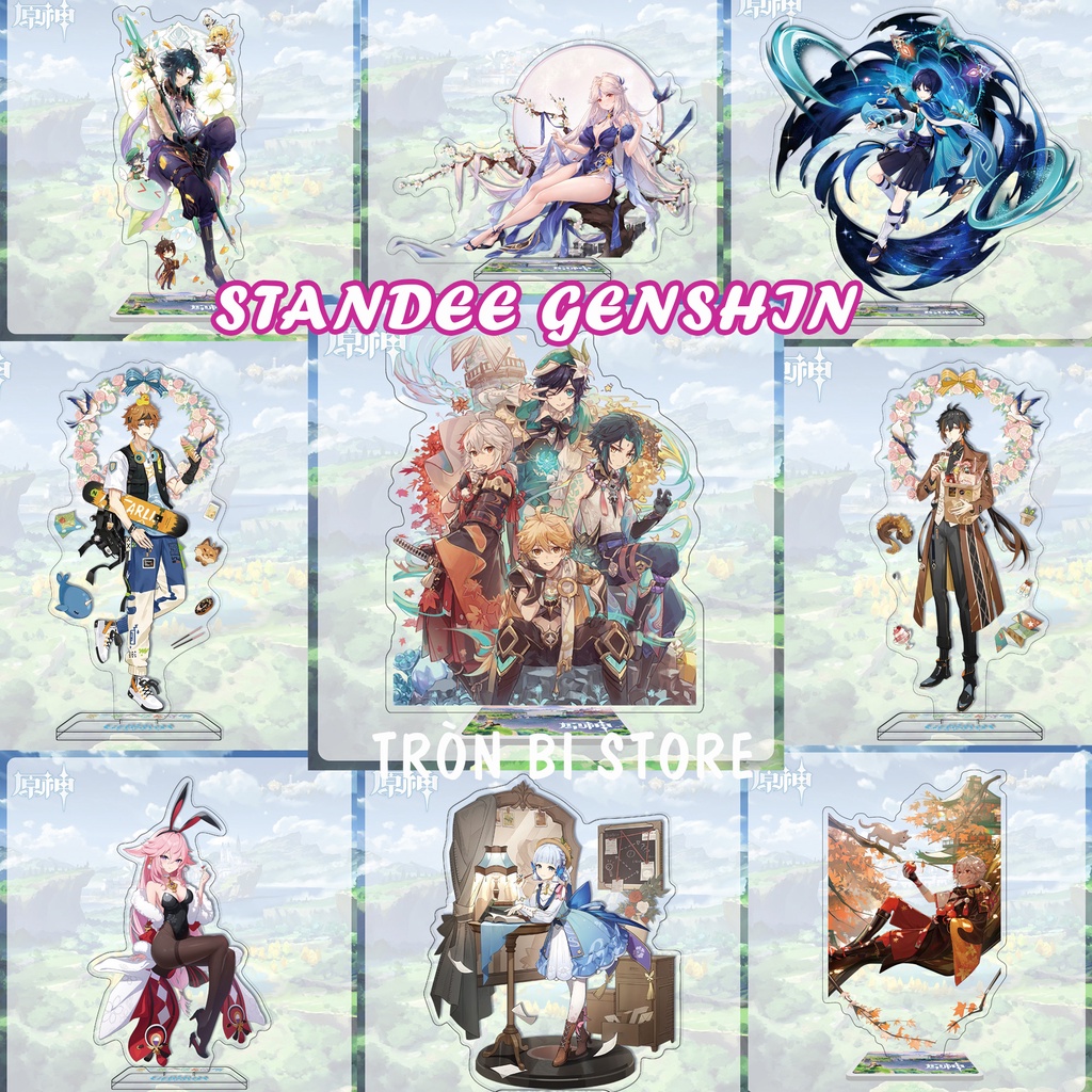 [NEW Model] Genshin Impact mica Standee model 16 cm with many ...
