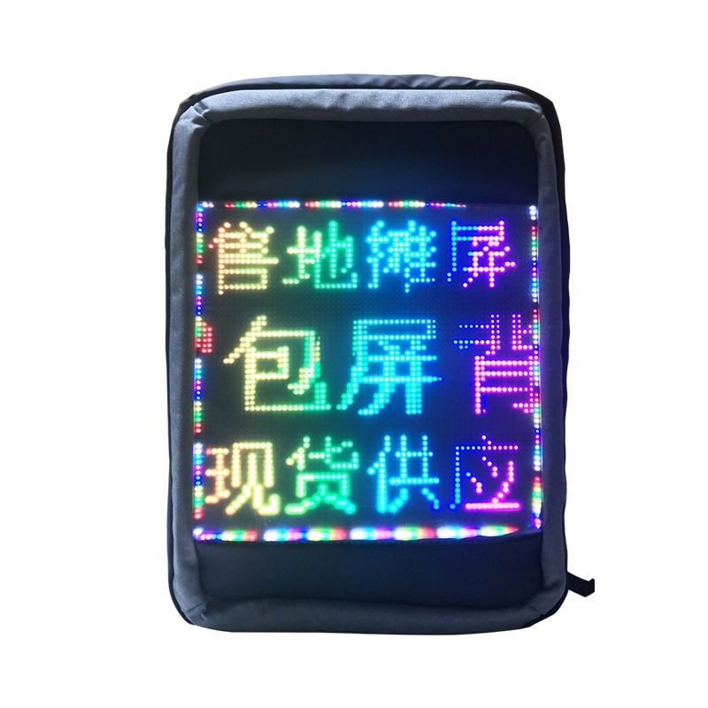 LED Backpack Display Dynamic Advertising Full Color Display Internet ...