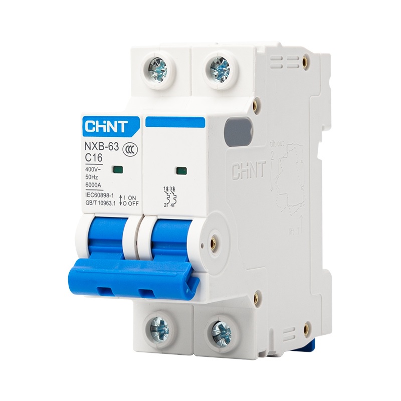 [Genuine] Aptomat CHINT NXB-63 circuit breaker MCB 220V 2P 6A 10A 16A 20A 25A 32A 40A 50A 63A ...