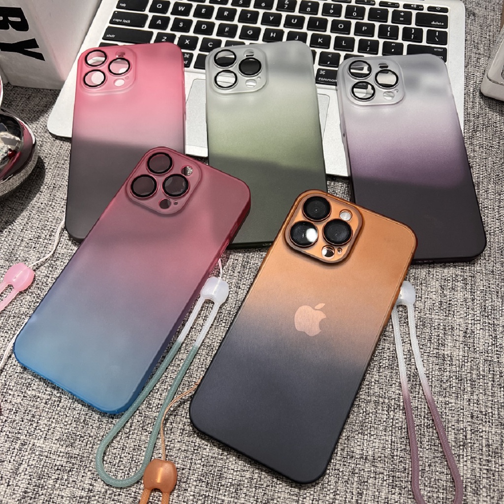 Luxury Gradient Ultra-Thin Phone case IPhone 14 13 12 Pro Max 14Plus ...