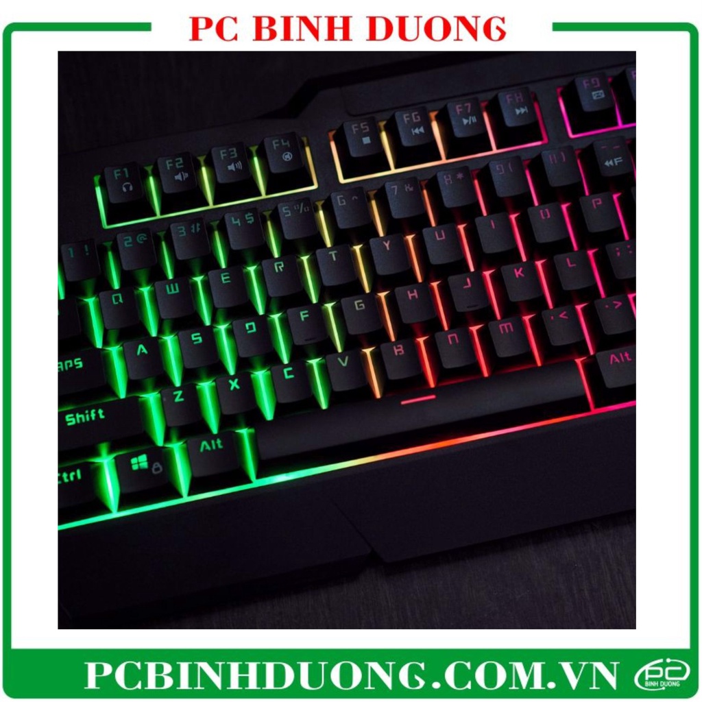 E-dra EK301 Clicky Led Rainbow Semi-Mechanical Keyboard (Black) - Bh24T ...