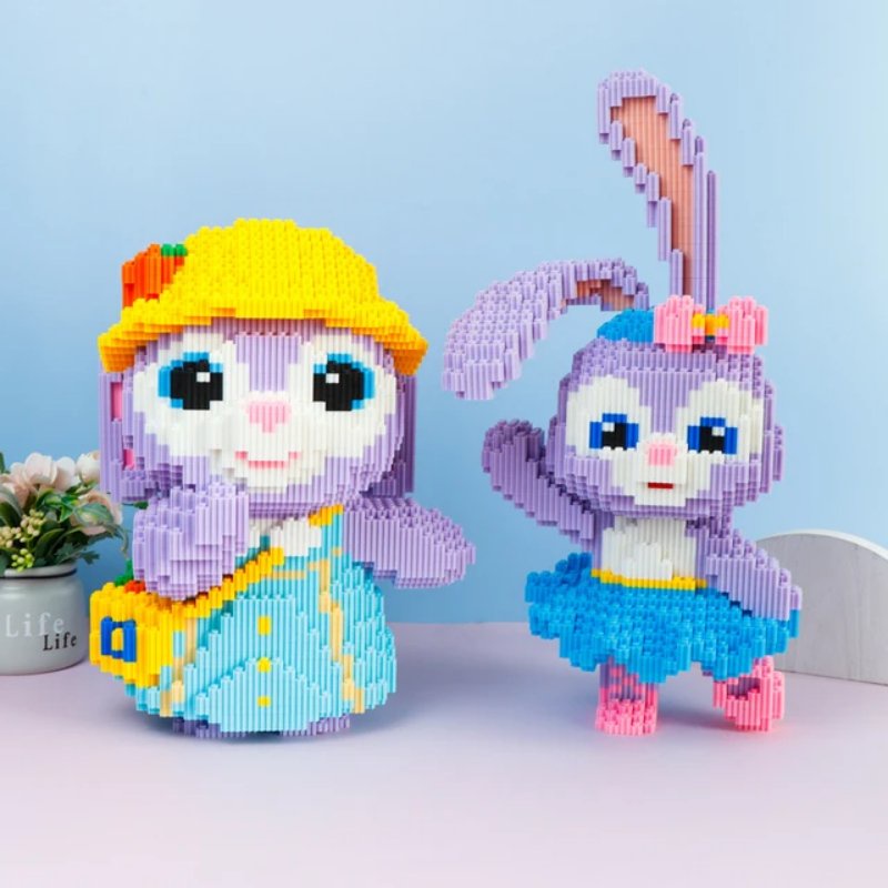 Super cute Stella Lou Rabbit lego Puzzle Set (With mini lego And Hammer ...