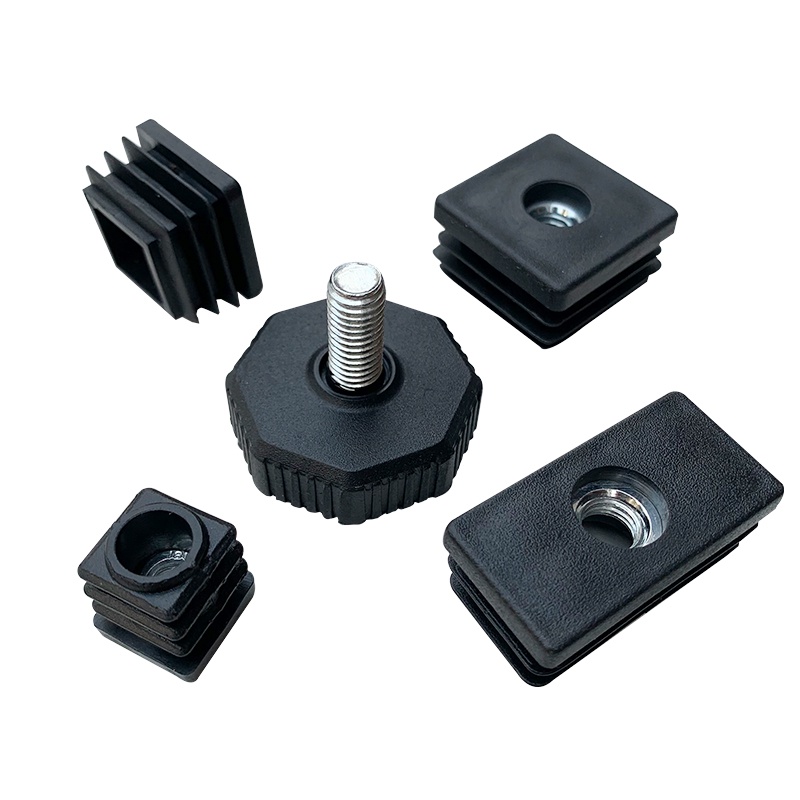20 25 30 38 40 50 60mm Octagonal Adjustable Plugs Table And Chair Foot ...
