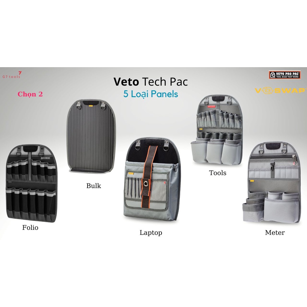 Veto TECH PAC Backpack Removable Tray (Capacity 25 Liters) Includes ...