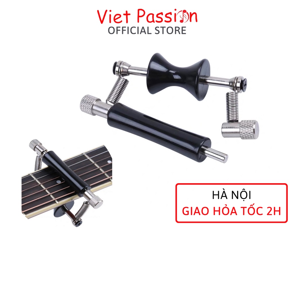 Extremely convenient sliding roller Capo for classic and acoustic ...