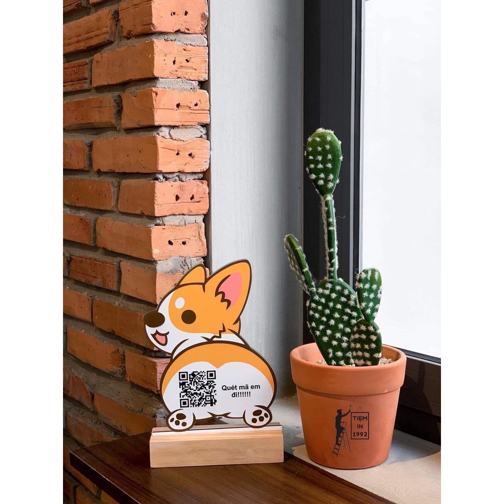 Qr code board printed with fox images, printed with animal images made ...