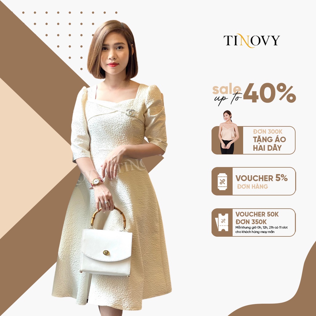 Sponge dress spread, miss sleeve TINOVY D221105 | Shopee Philippines