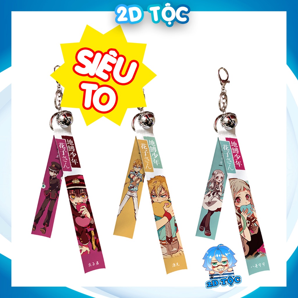 Super Large Bell Rope Keychain Anime Manga Jibaku Shounen Hanako-kun ...