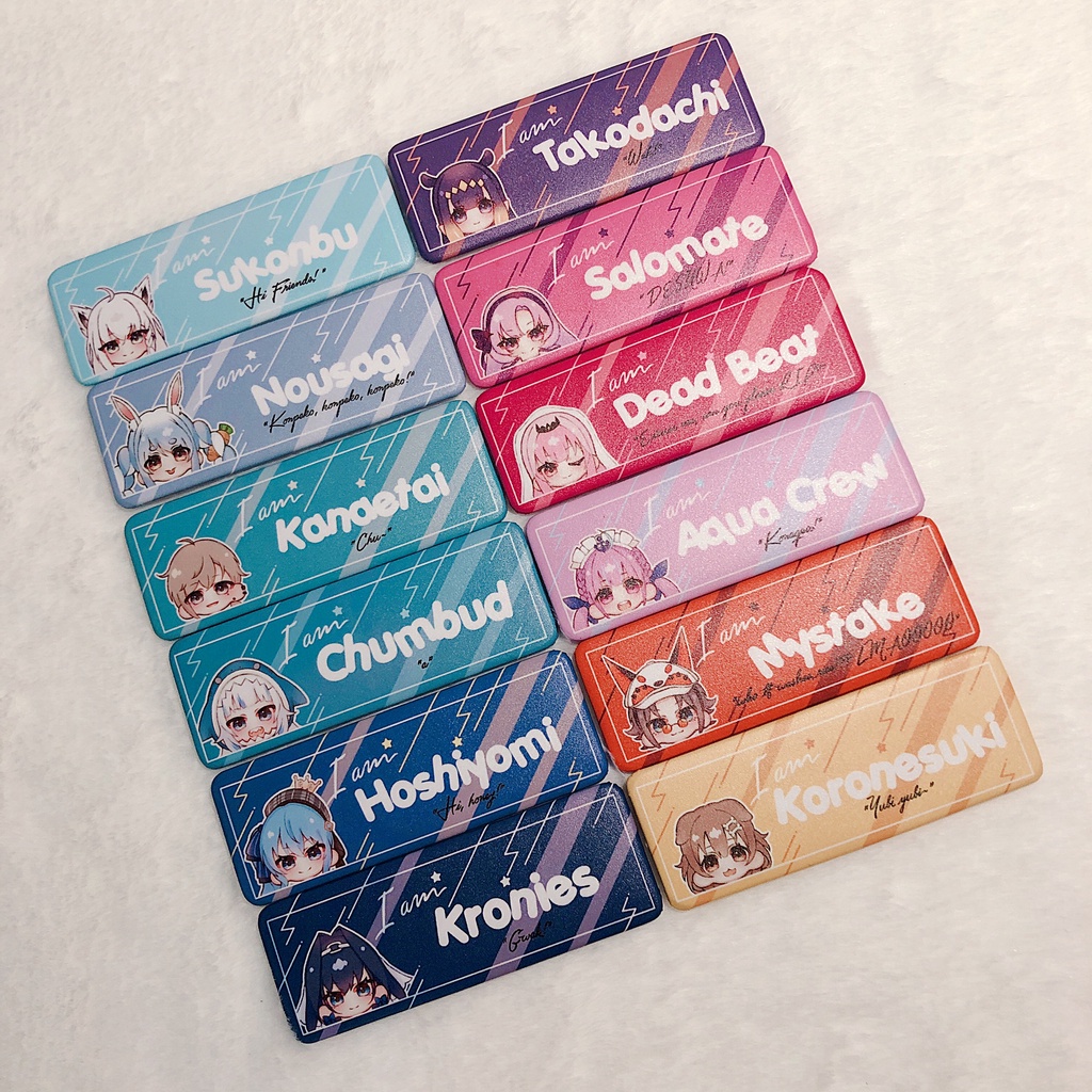 Badge - Hololive & Nijisanji Vtuber | Shopee Philippines