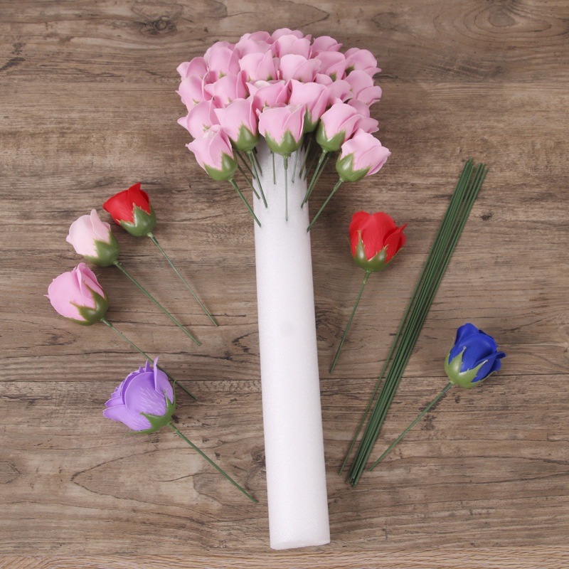 Round foam for flower arrangements - white foam for flower bouquets ...