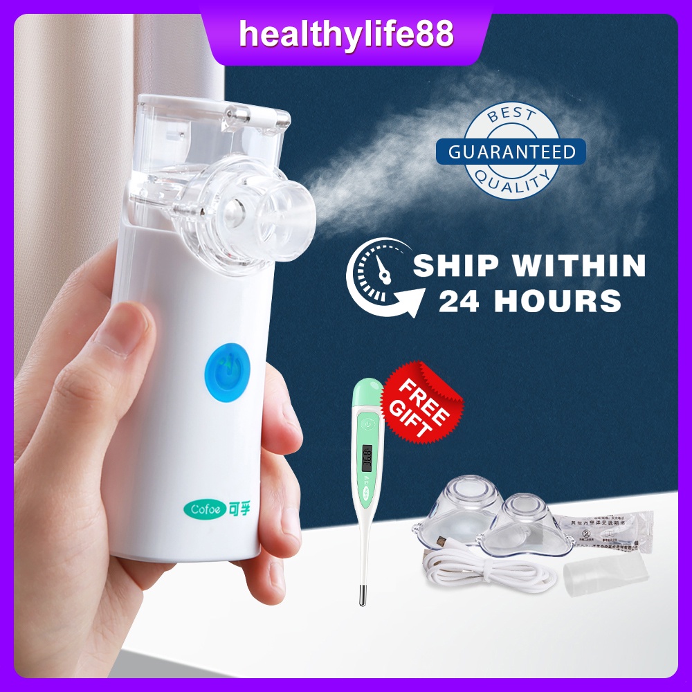 Cofoe Mini Portable Nebulizer Rechargeable Machine Ultrasonic Nebulizer ...