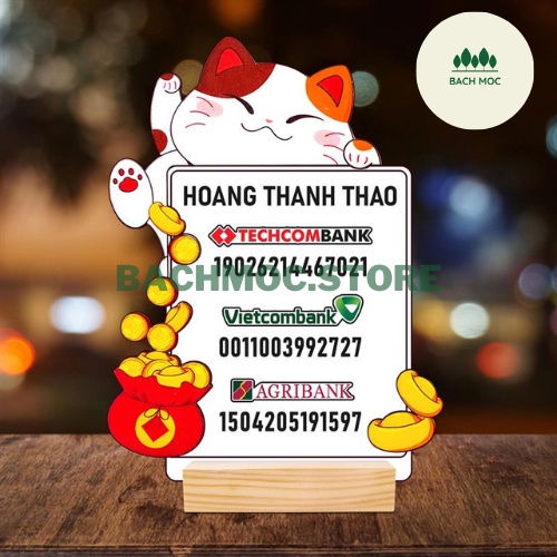 Standee The Talented Cat-Shaped Standee With qr Code Is A Durable ...