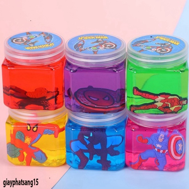 Slime superhero spiderman captain america hulk marvel entertainment ...