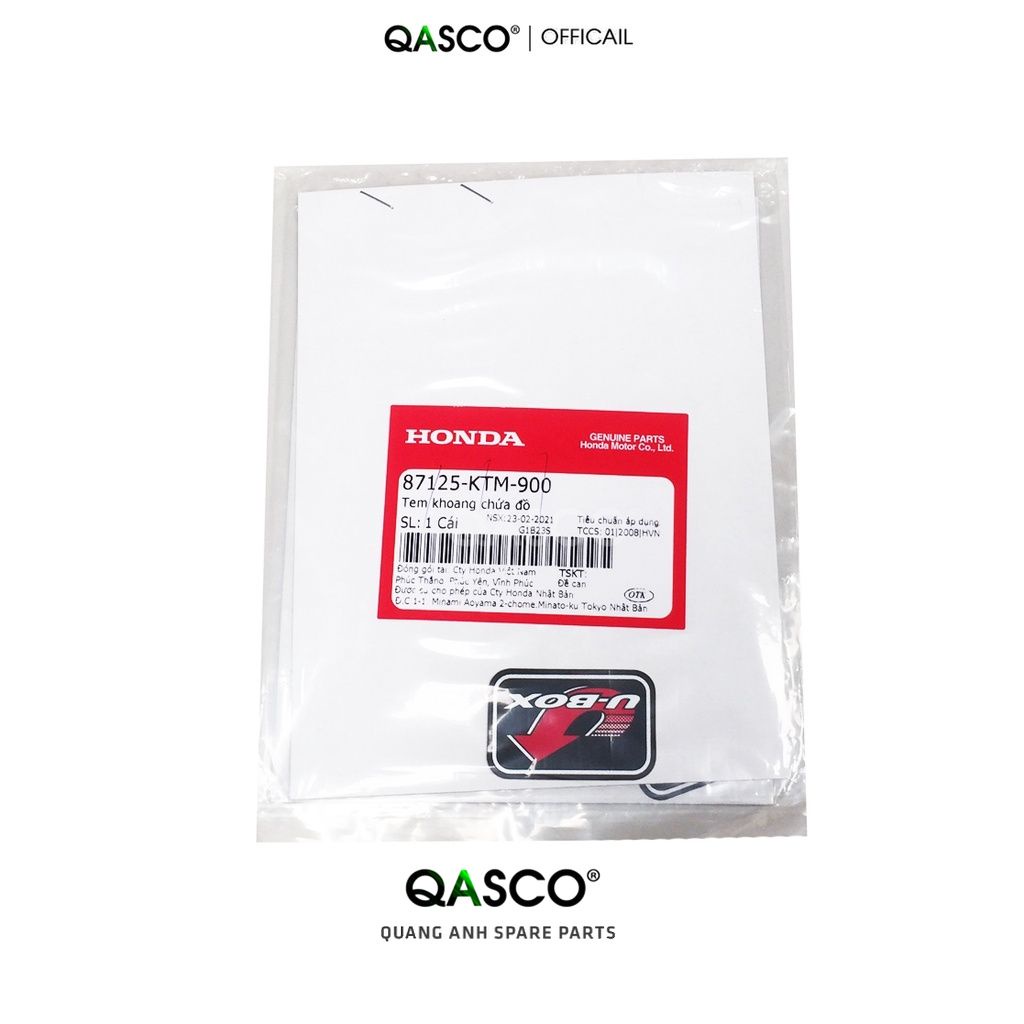 HONDA Future Neo / Wave storage compartment sticker _ | Shopee Philippines