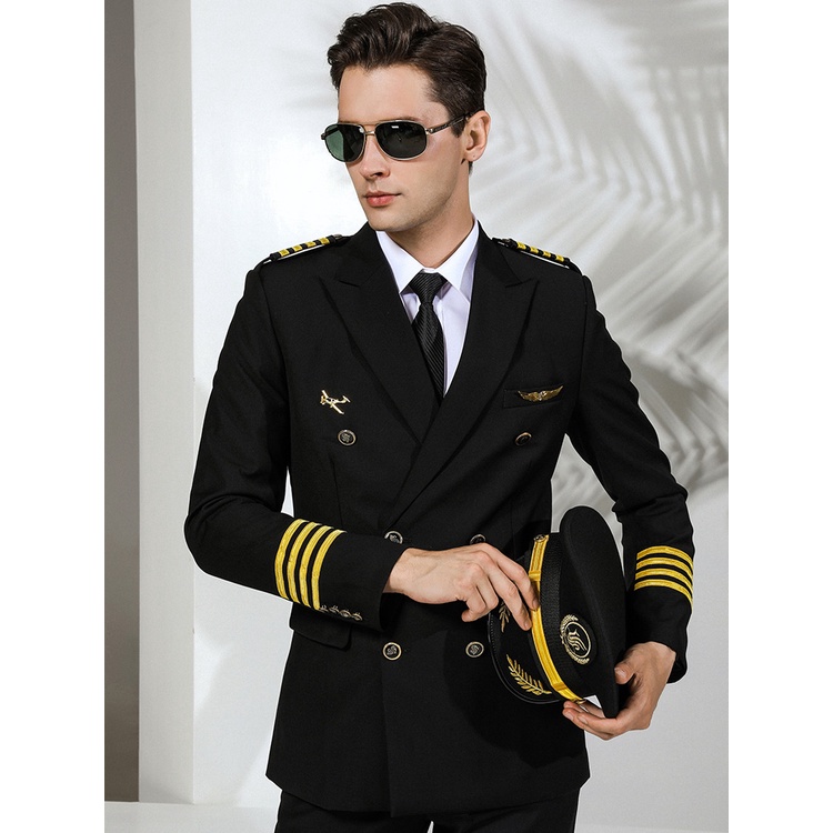National Airlines Captain Uniform Air Suit Pilot Annual Meeting Dress ...