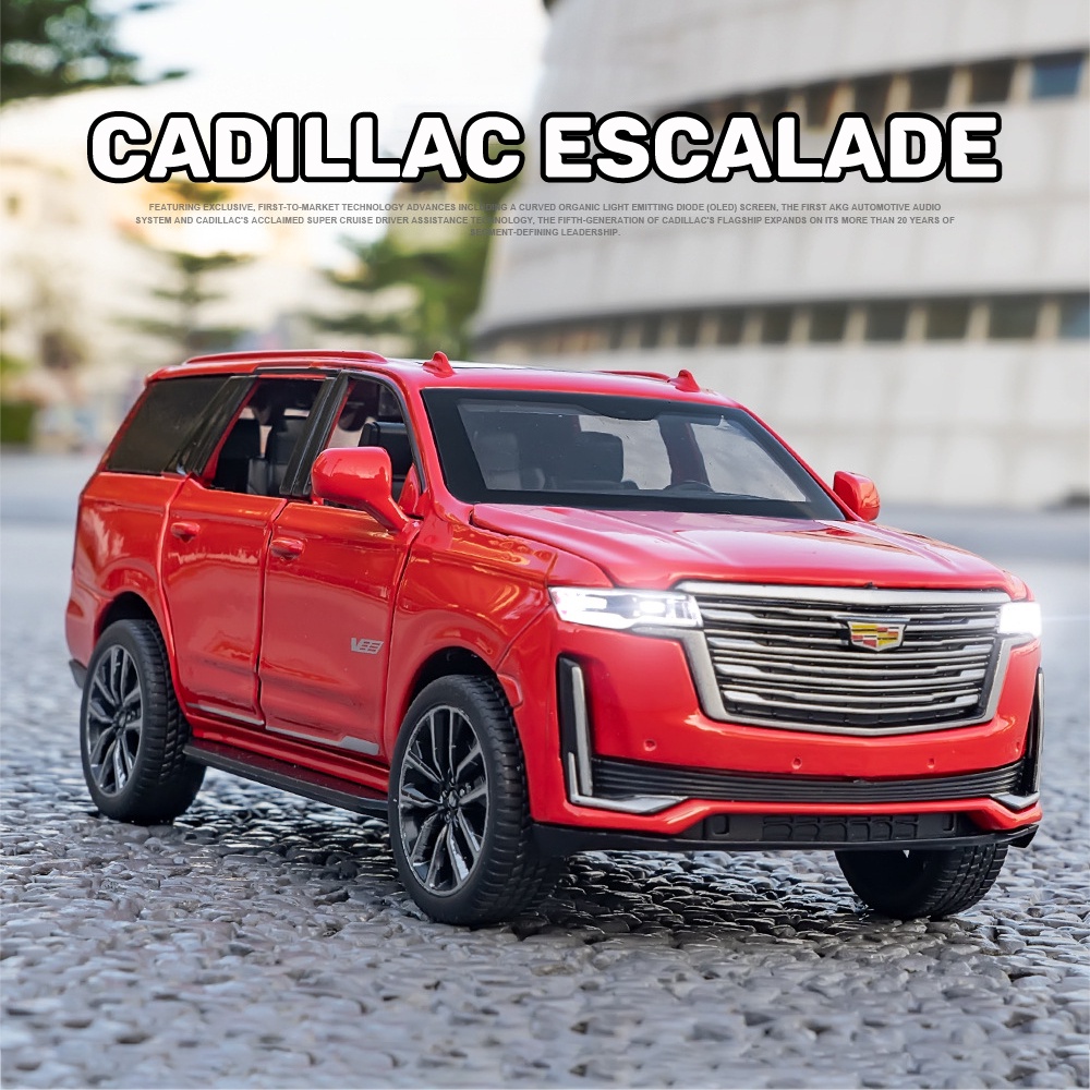 1:32 Scale Cadillac Escalade Alloy Car Model Diecast Car Sound Light ...