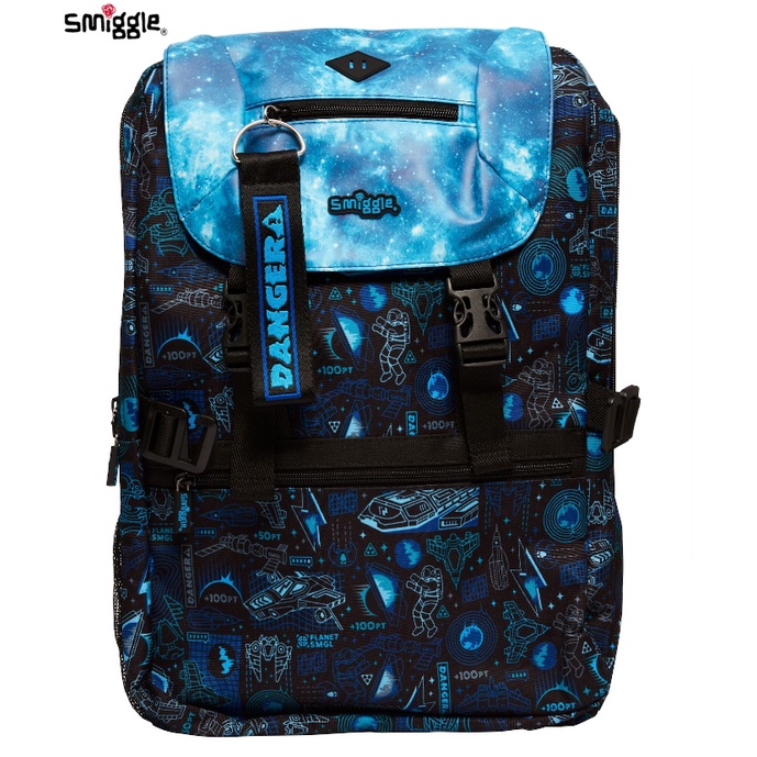 Smiggle Space Universe Bright Side Foldover Attachable Backpack ...
