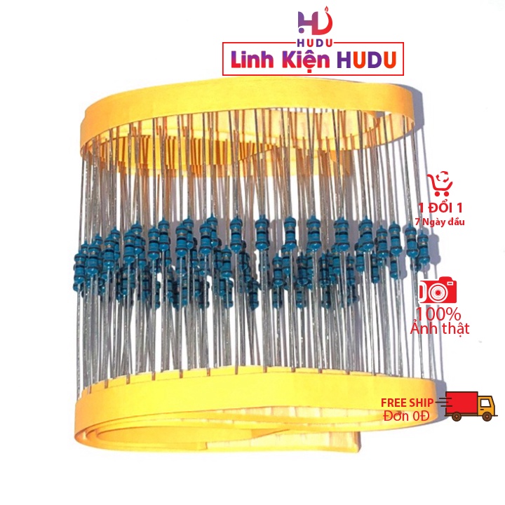 Resistor MF-1 / 4W With Error 1% Pack Of 100 Electronic Component ...